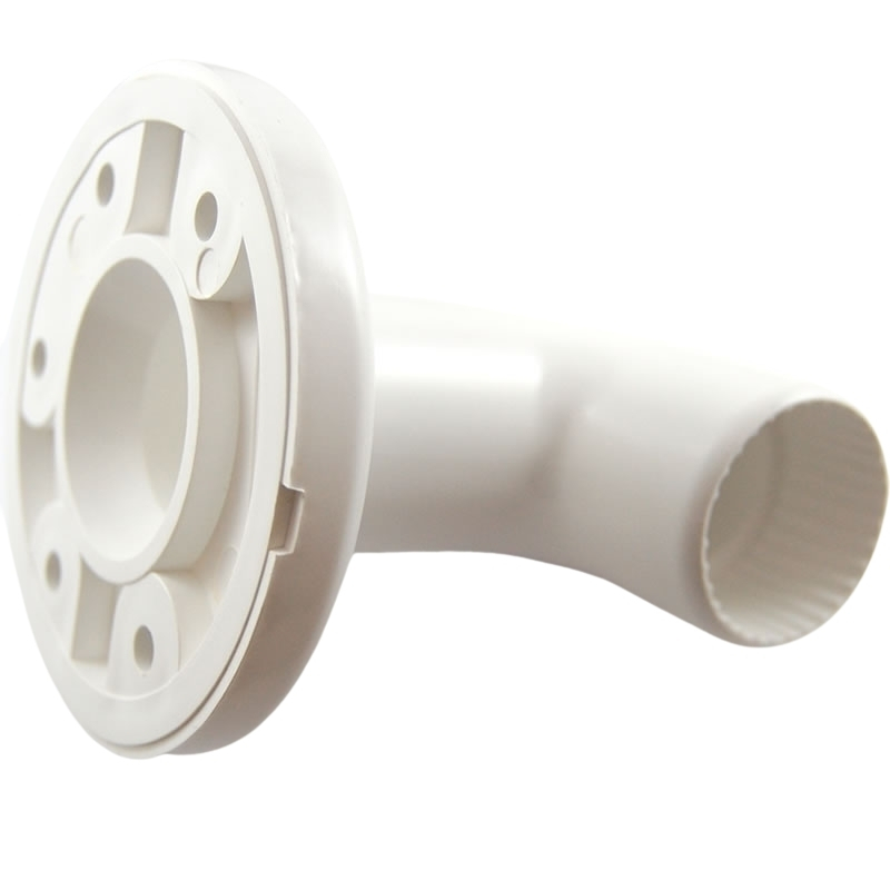 AKW shower riser rail elbow end 90° and cover plate - white | AKW 01461 ...