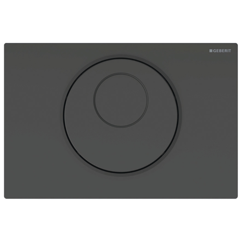 Geberit Sigma10 Automatic/Touchless Dual Flush Plate - Black | Geberit 115.856.DW.6 | National ...