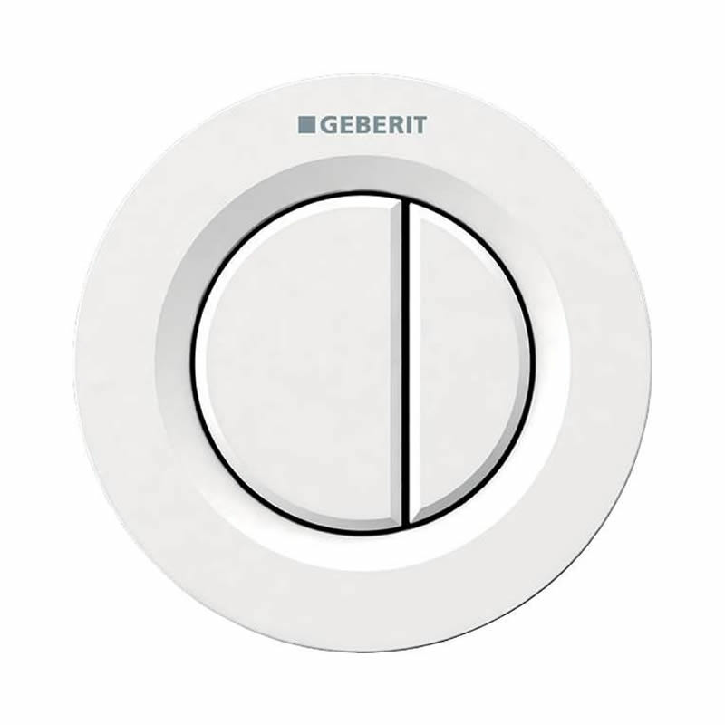 Geberit Type 01 dual flush button - alpine white | Geberit 116.042.11.1 ...
