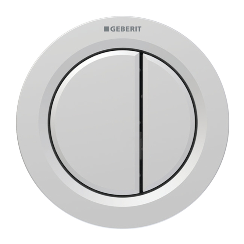 Geberit Type 01 Pneumatic Dual Flush Button - Matt Chrome | Geberit 116 ...