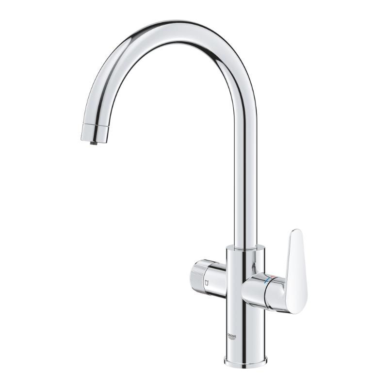 Grohe Blue Pure BauCurve Filter Tap - C-Spout - Chrome | Grohe 30580000 ...