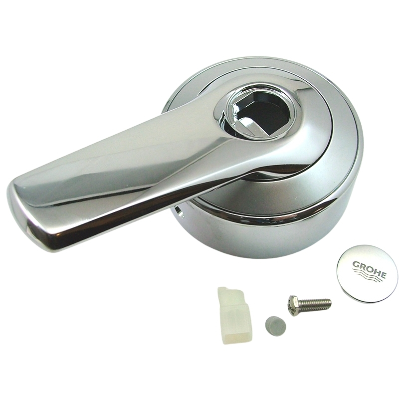 Grohe Avensys control lever assembly - chrome/satin | Grohe 46349IP0 ...