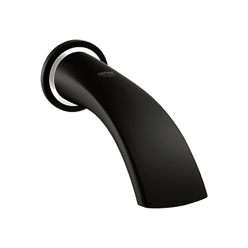 Grohe Ondus wall mounted bath spout - velvet black | Grohe 13210KS0 ...
