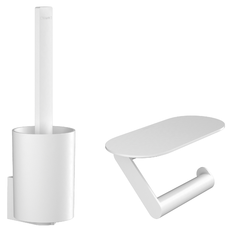 Hansgrohe Wallstoris Toilet Bundle Matt White Hansgrohe 27969700
