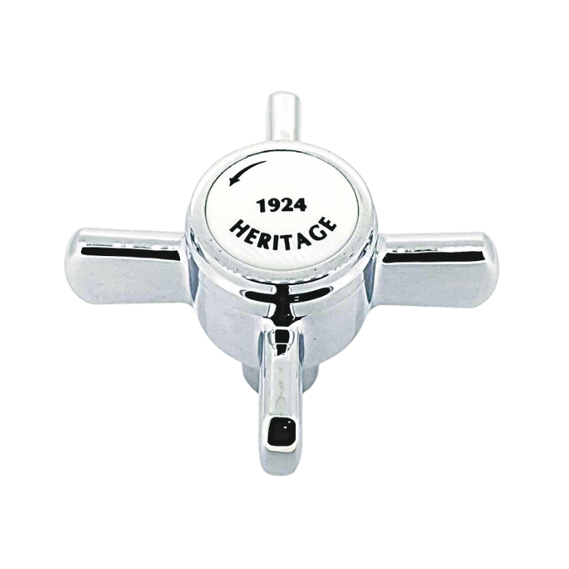 Heritage flow control handle assembly - chrome | Heritage Bathrooms ...