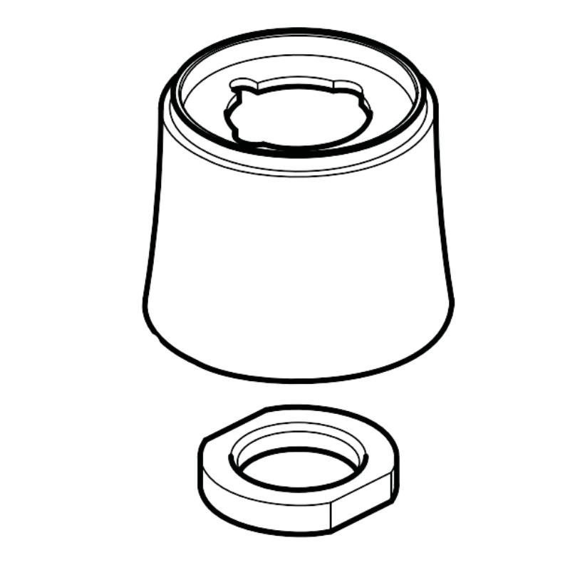 Mira Infuse outlet shroud and nut assembly | Mira 1660.169 | National ...