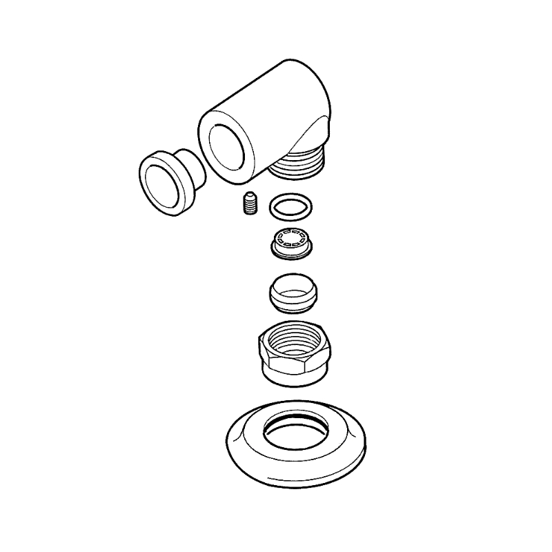 Mira Mode inlet elbow assembly | Mira 441.32 | National Shower Spares