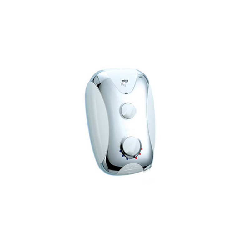 Mira Play Mk 1 front cover assembly - White/chrome | Mira 1539.355 ...