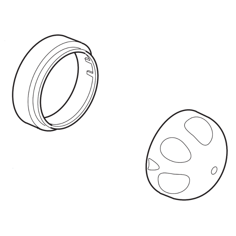 Rada 215-T3 OEM temperature control knob - chrome | Rada 442.01 ...