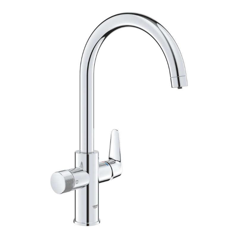 Grohe Blue Pure BauCurve Filter Tap - C-Spout - Chrome | Grohe 30580000 ...