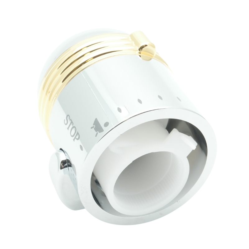 Grohe E3000 Flow Control Handle - Chrome/Gold | Grohe 47584IG0 ...