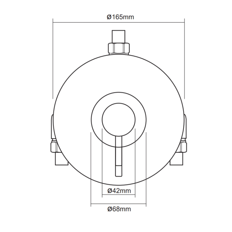 Triton Elina Built-In Concentric Type 3 TMV Mixer Shower - Valve Only ...