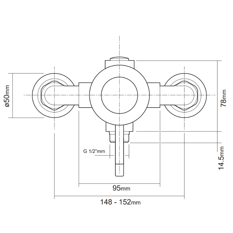 Triton Elina Exposed Concentric Type 3 TMV Mixer Shower - Valve Only ...