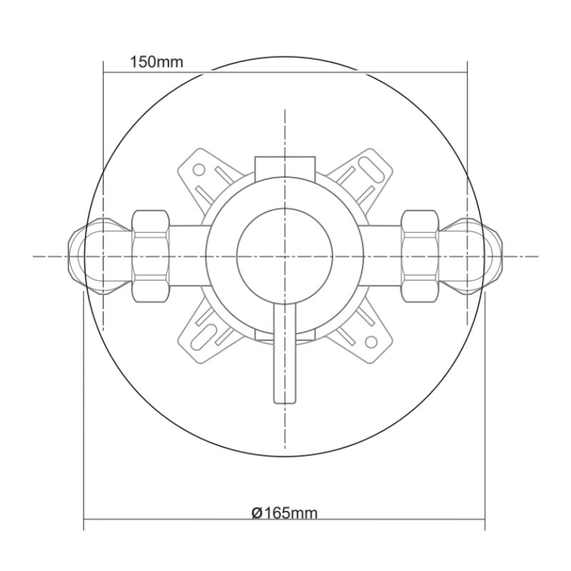 Triton Elina Type 3 TMV Sequential Built-In Mixer Shower - Valve Only ...
