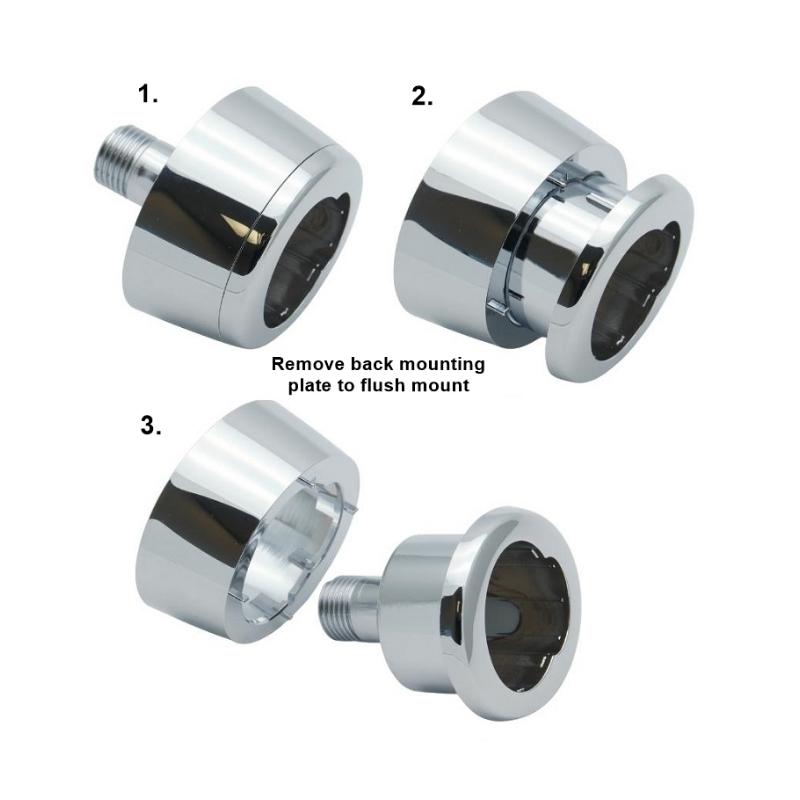 Grohe Dual Flush Push Button Assembly - Chrome | Grohe 42204PI0 ...