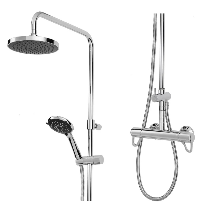 Triton Elina Dual Type 3 TMV Diverter Bar Mixer Shower - Chrome ...