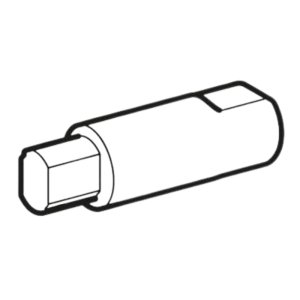 Geberit Damper Shaft For WC Lid For AquaClean | Geberit 243.404.00.1 ...
